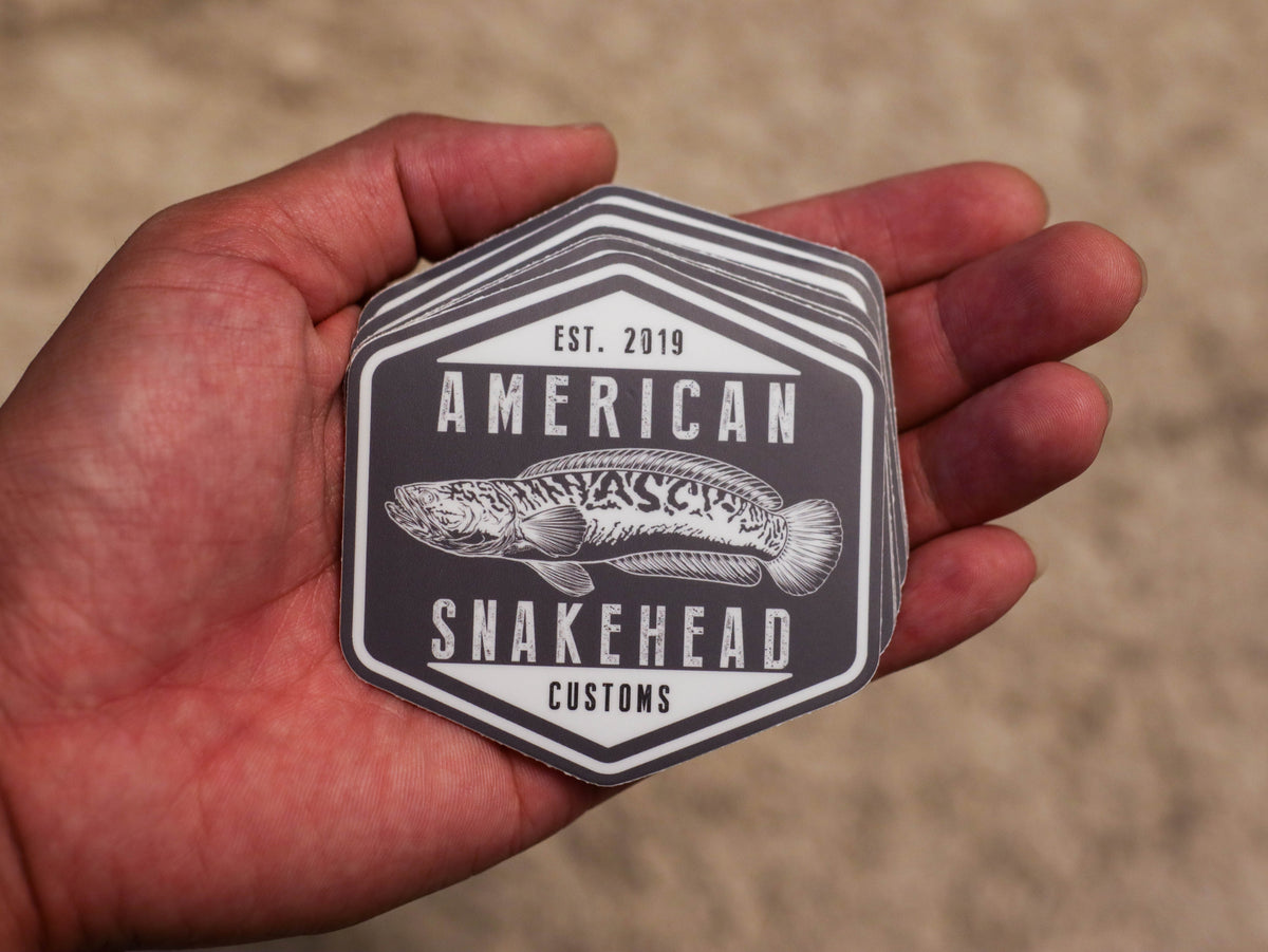 Giant Snakehead ASC Sticker – American Snakehead Customs LLC